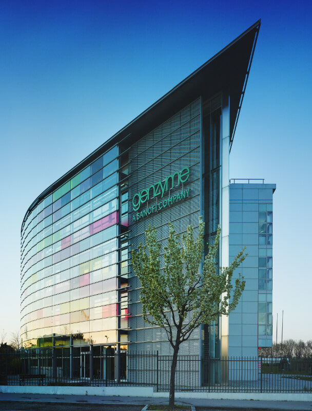 Projet Genzyme à Lyon : siège social, laboratoires, production | Patriarche